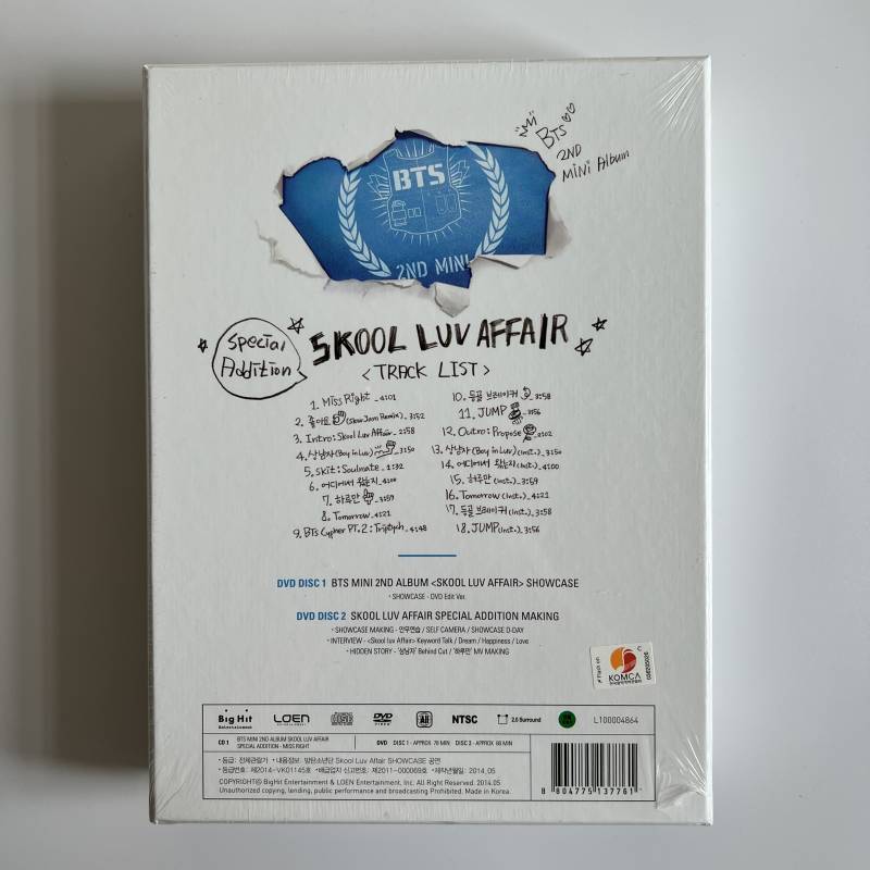 BTS 2ND MINI ALBUM 'SKOOL LUV AFFAIR' (SPECIAL EDITION)