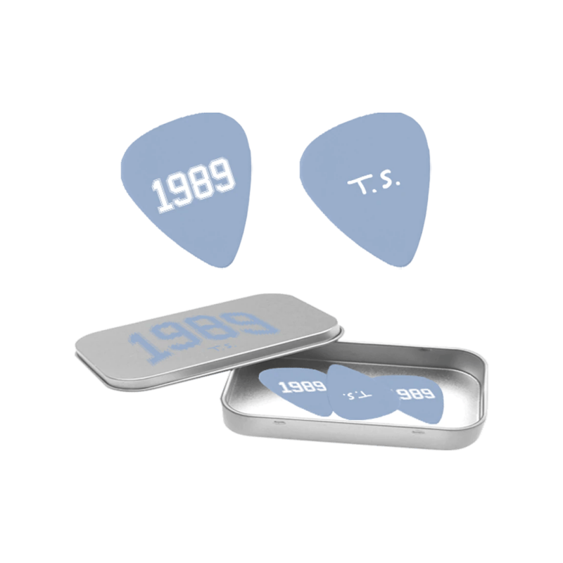 TAYLOR SWIFT 1989 COLLECTION MERCHANDISE '1989' GUITAR PICK SET