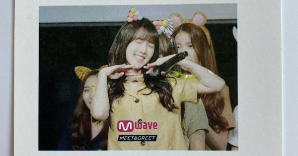 GFRIEND 5TH MINI ALBUM 'PARALLEL' MWAVE MEET & GREET POLAROID PHOTOCARD ...