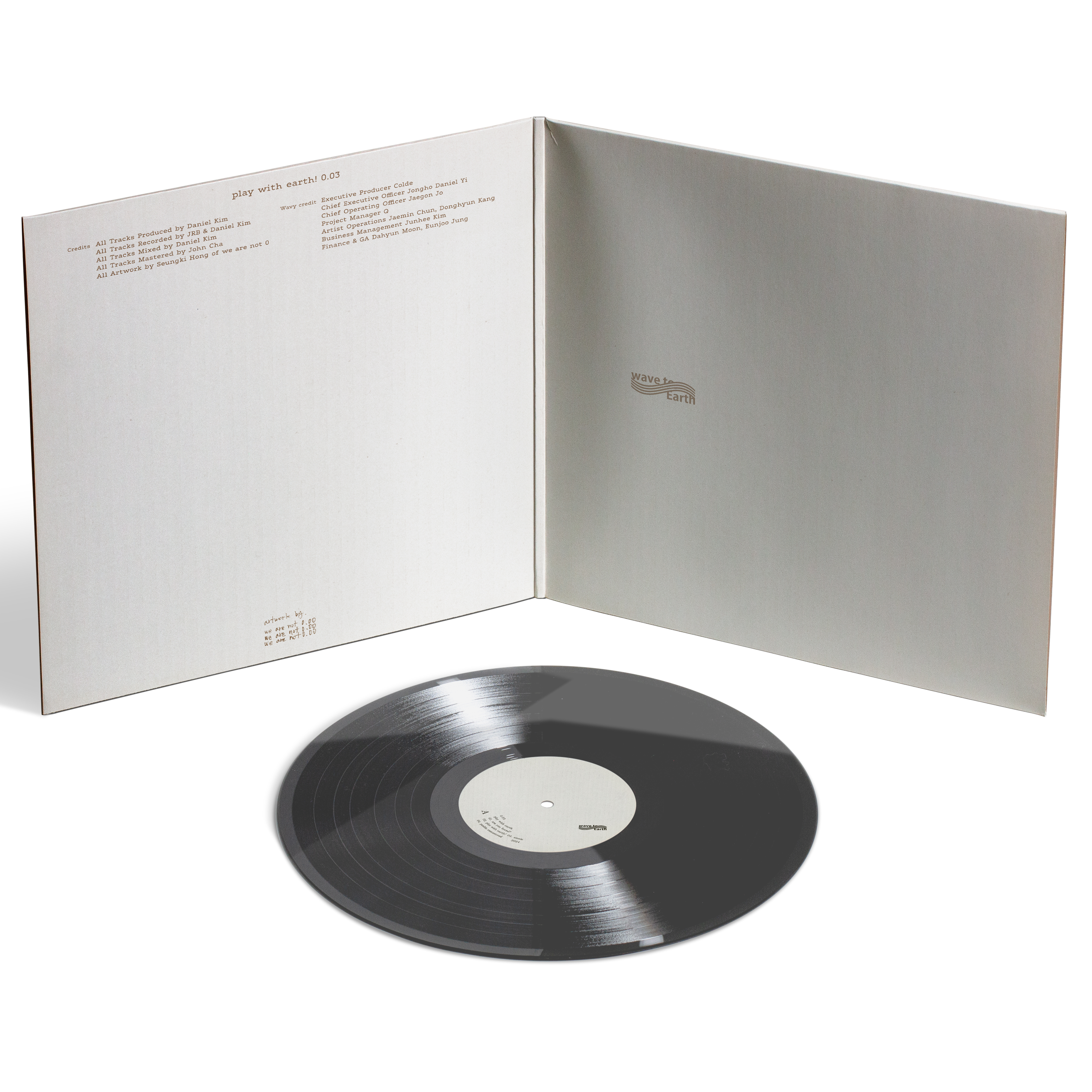 WAVE TO EARTH 'PLAY WITH EARTH! 0.03' LP