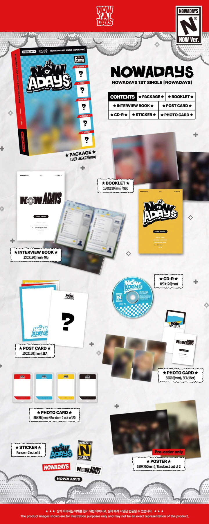 NOWADAYS SIGNED 1ST SINGLE ALBUM 'NOWADAYS' - NOW VERSION