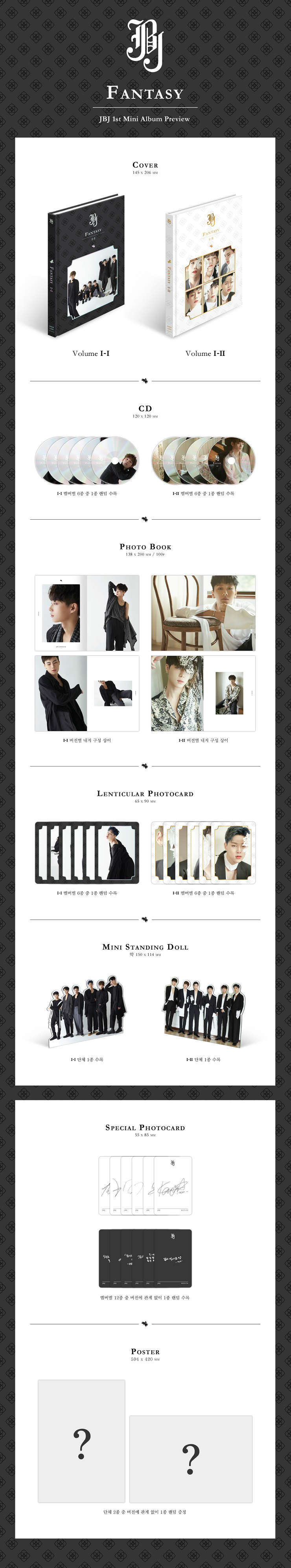 JBJ TAEHYUN SIGNED 1ST MINI ALBUM 'FANTASY I-II'