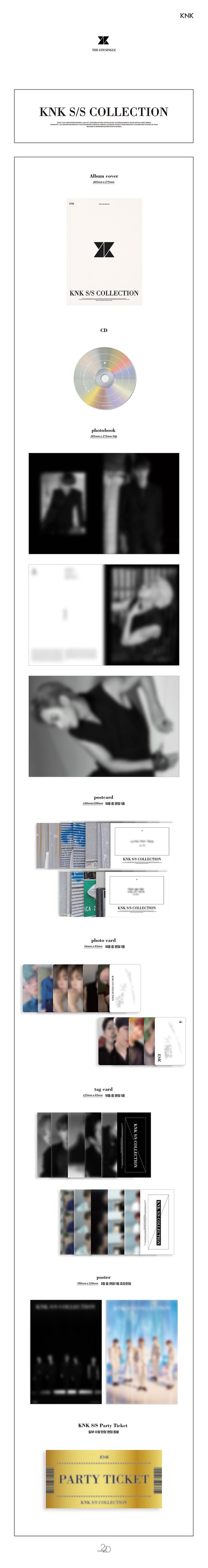 KNK SIGNED THE 4TH SINGLE 'S/S COLLECTION' (V4)